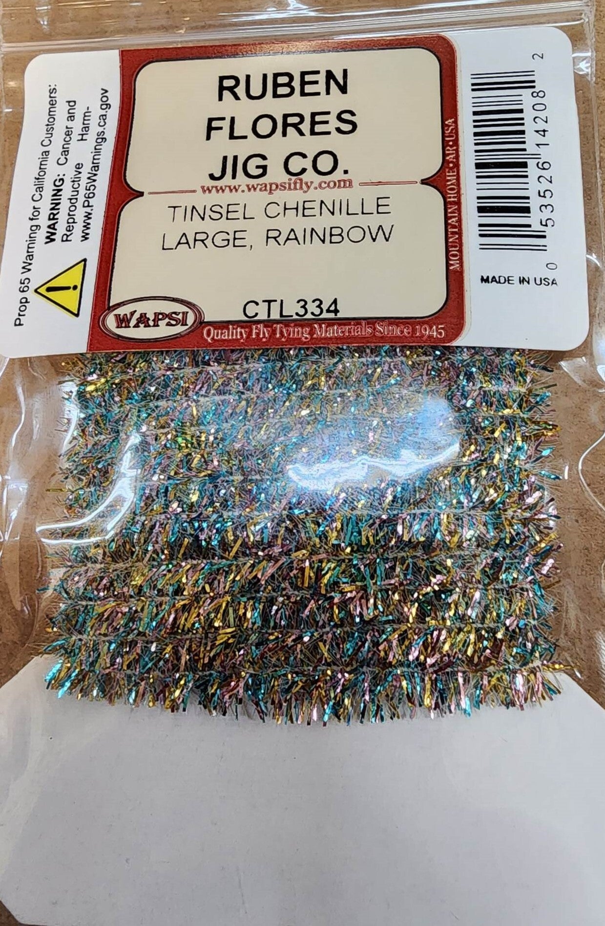 Large Tinsel Chenille | Ruben Flores Jig Company